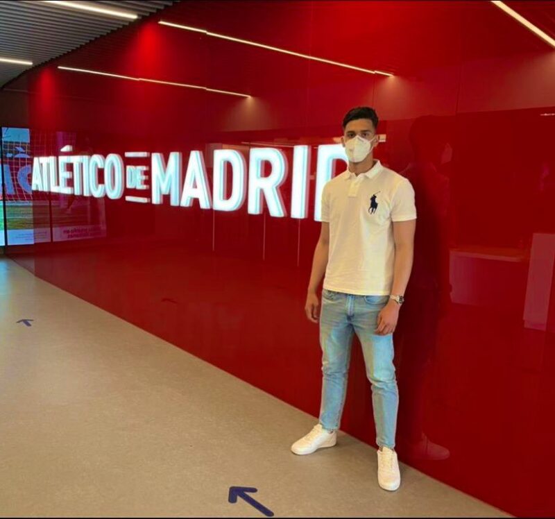 Samuel Rodríguez firmó con el primer equipo del Atlético de Madrid ...